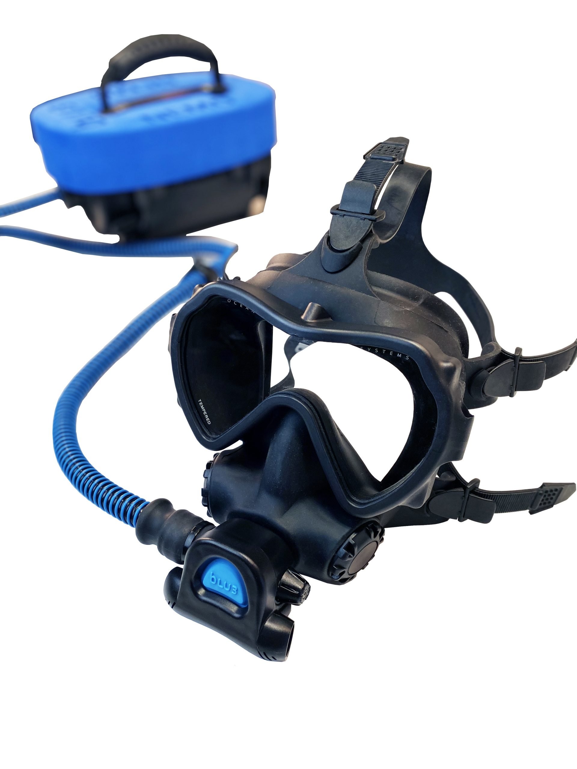 OTS Spectrum Full Face Mask - BLU3 | Ultra-portable dive systems