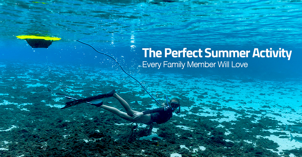 BLU3: Perfect Family Summer Activity with Tankless Diving